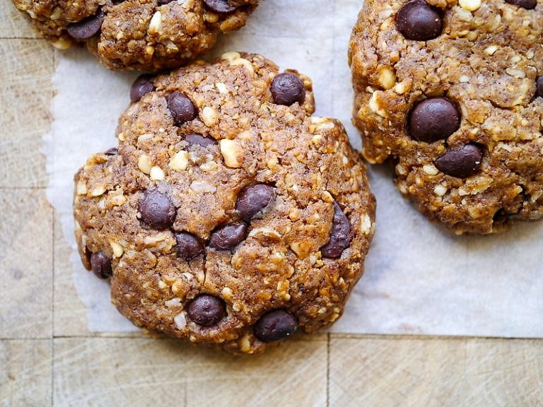 Peanut Butter Oat Choc Chip Cookies Nourish Every Day