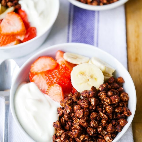 Chocolate Puffed Buckwheat Cereal ("Coco Pops") - Nourish Everyday