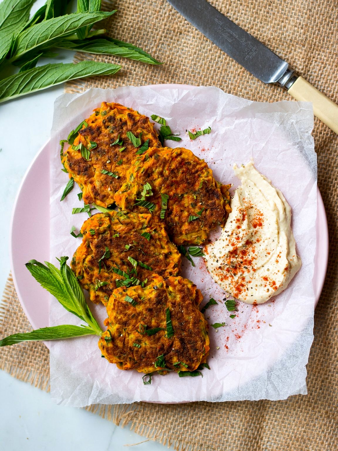 4 Ingredient Healthy Carrot Fritters Nourish Every Day